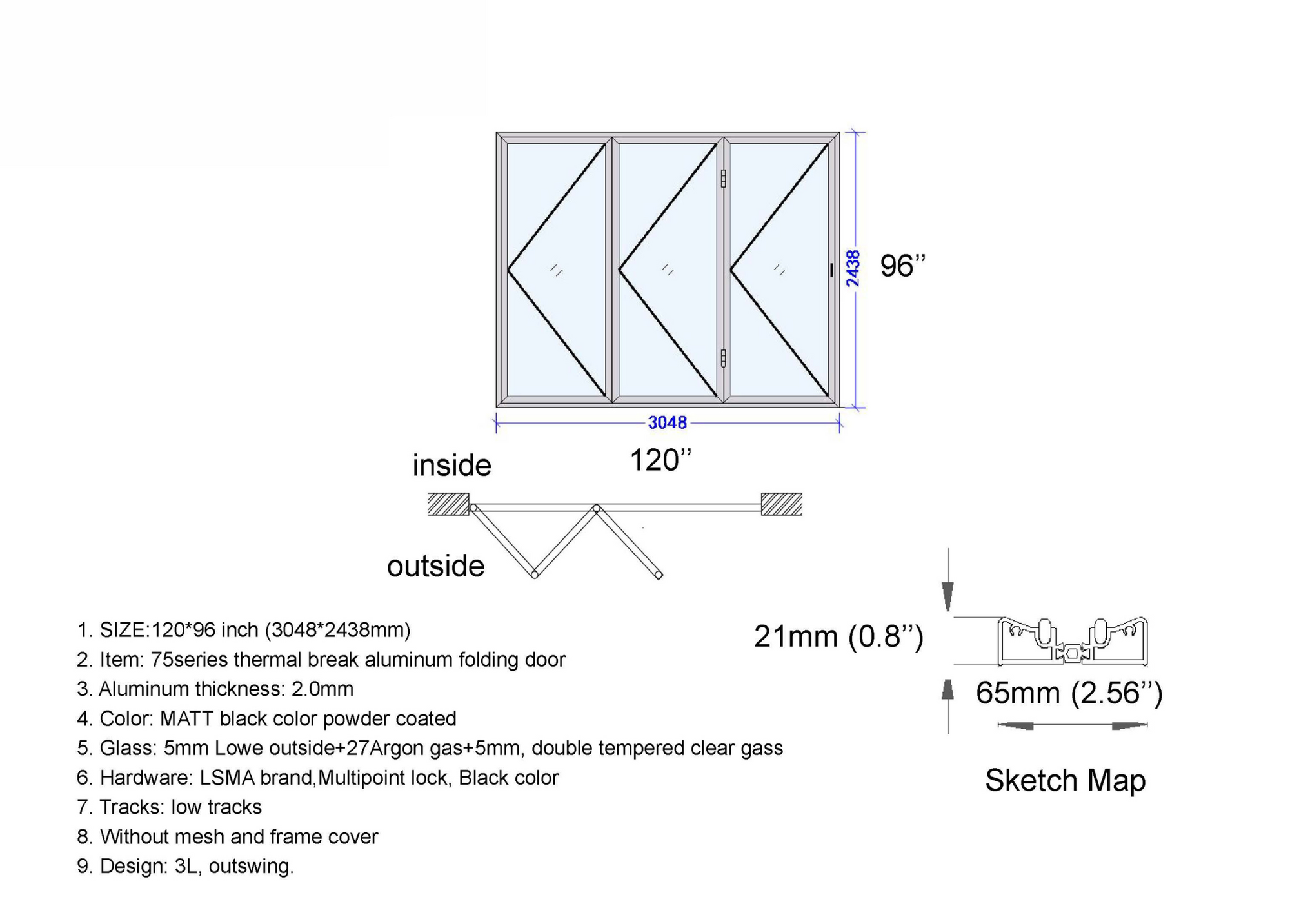 Grand Bifold Door - Aluminum Bifold Doors | Bifold Doors And Windows ...